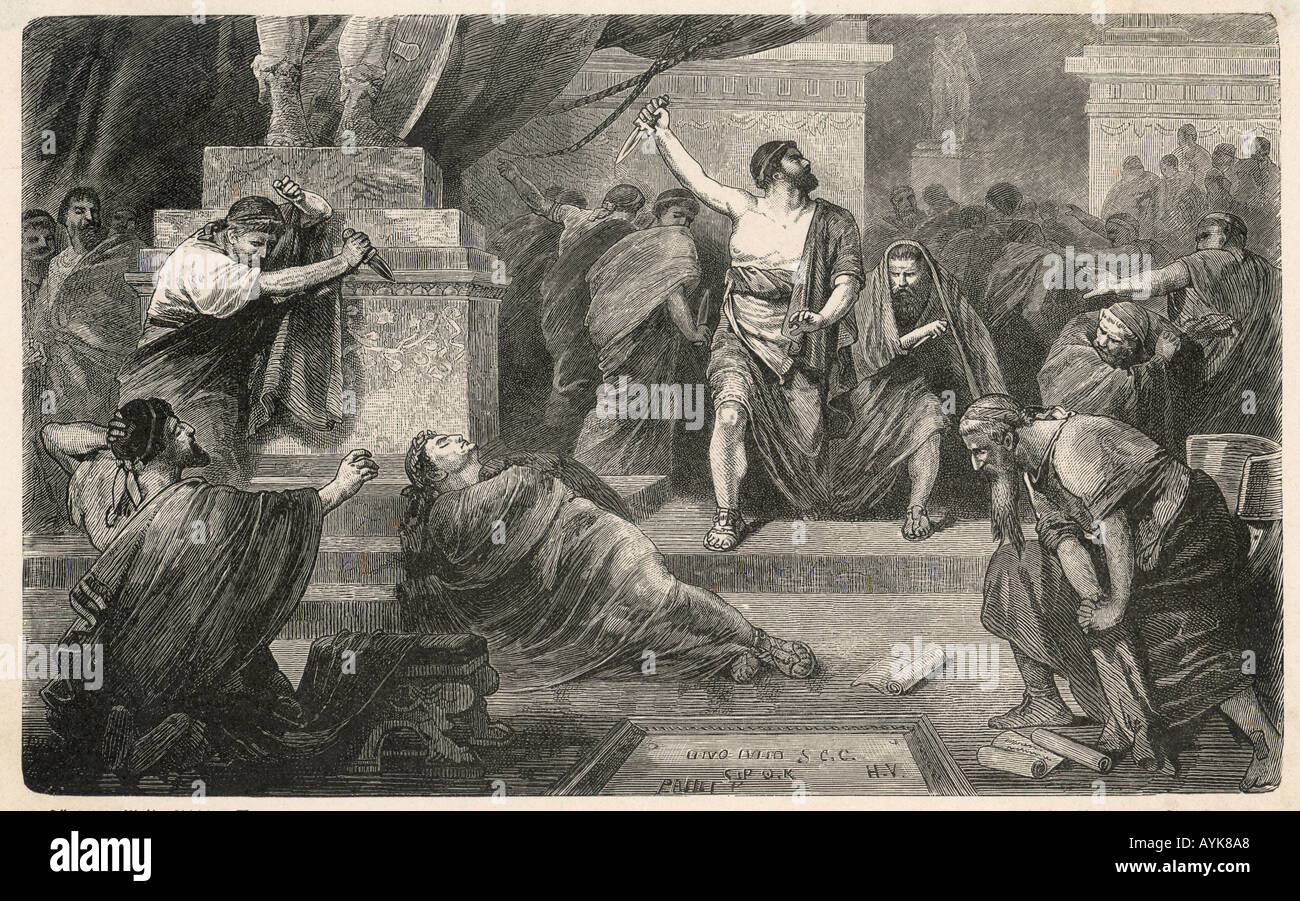 Assassination Of Julius Caesar Stock Photos & Assassination Of Julius ...