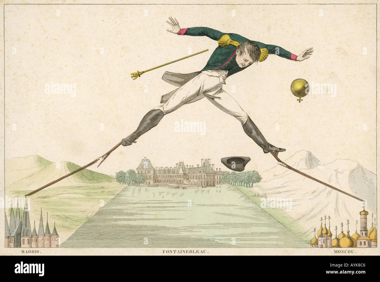 Napoleon cartoon hi-res stock photography and images - Alamy