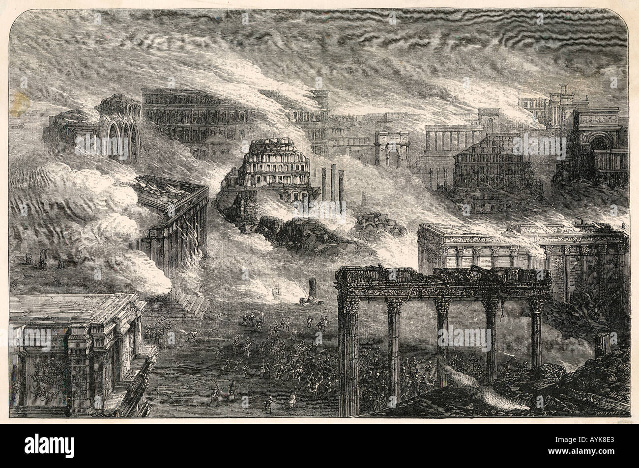 Rome Sacked By Alaric Stock Photo - Alamy