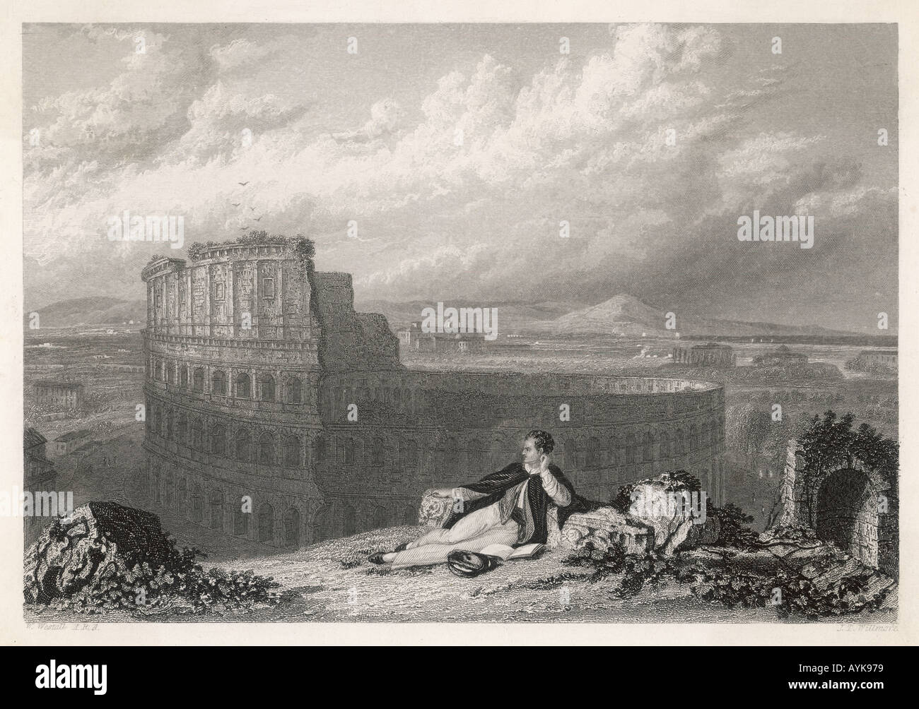 Lord byron italy hi-res stock photography and images - Alamy
