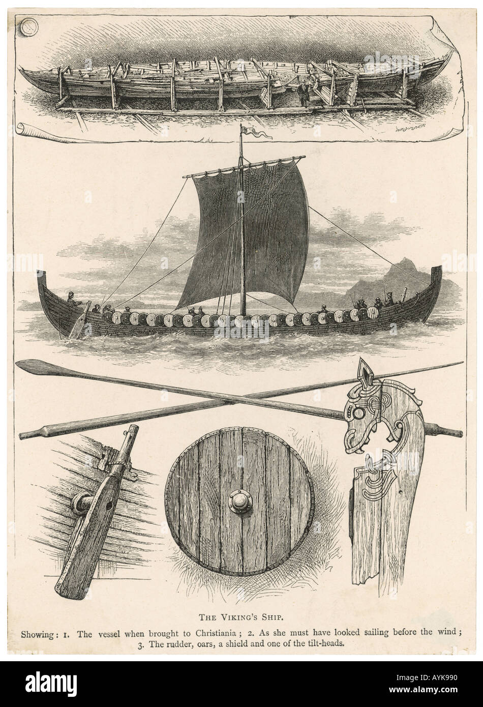 Sailing Ships Viking Stock Photo - Alamy