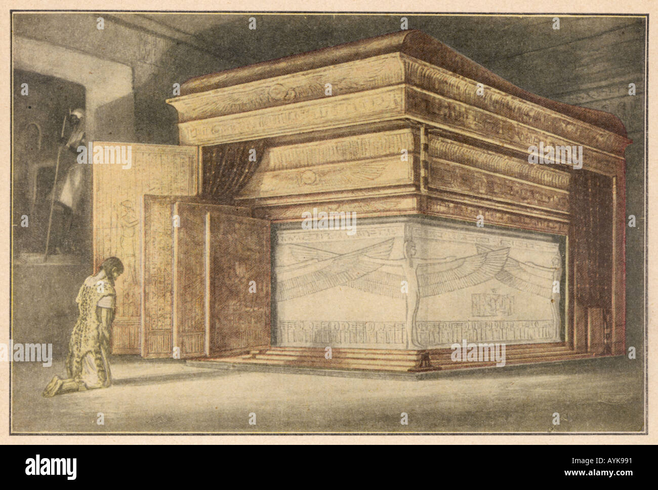 Respects Dead Pharaoh Stock Photo - Alamy