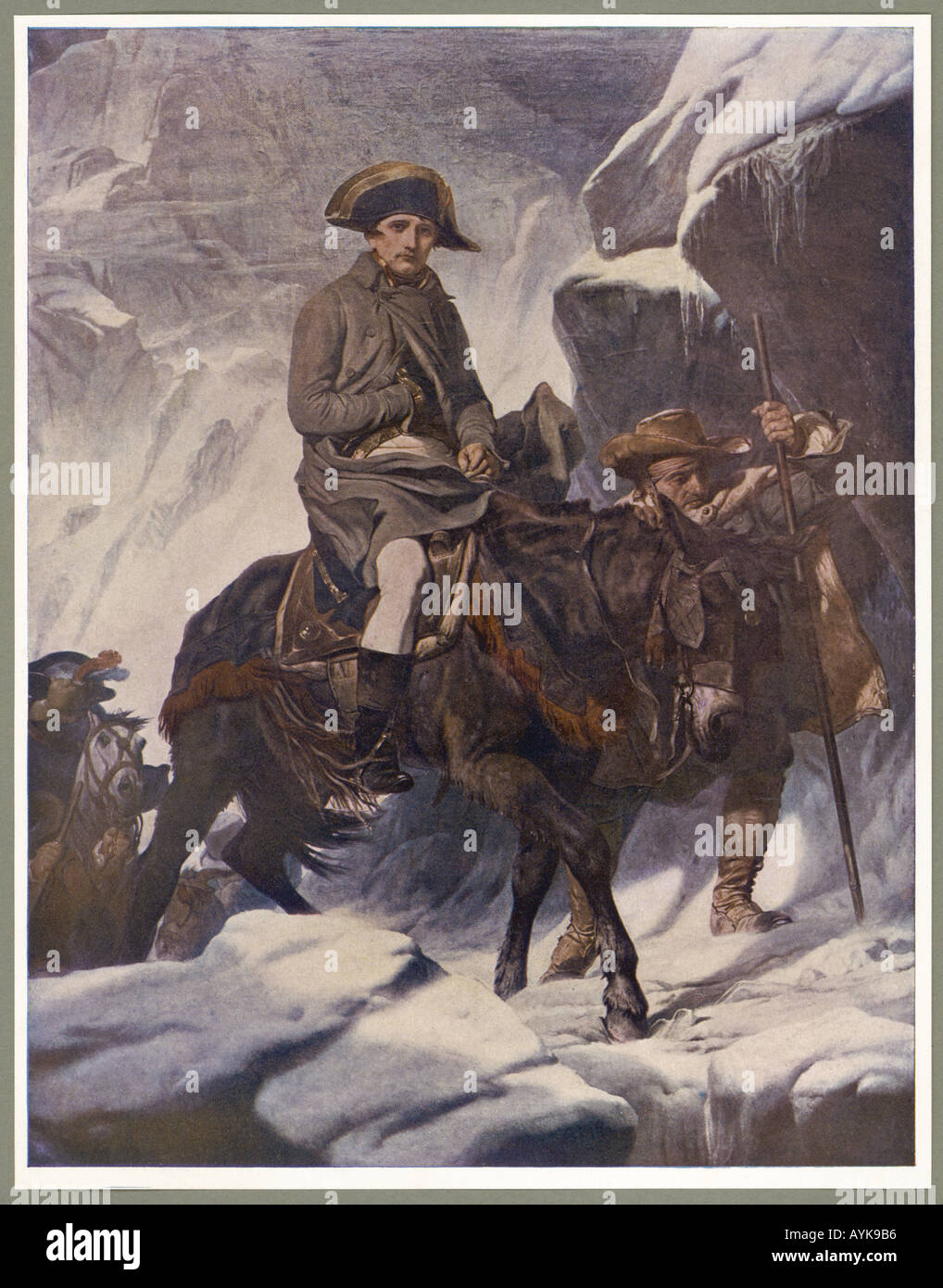 Napoleon crossing the alps hi-res stock photography and images - Alamy
