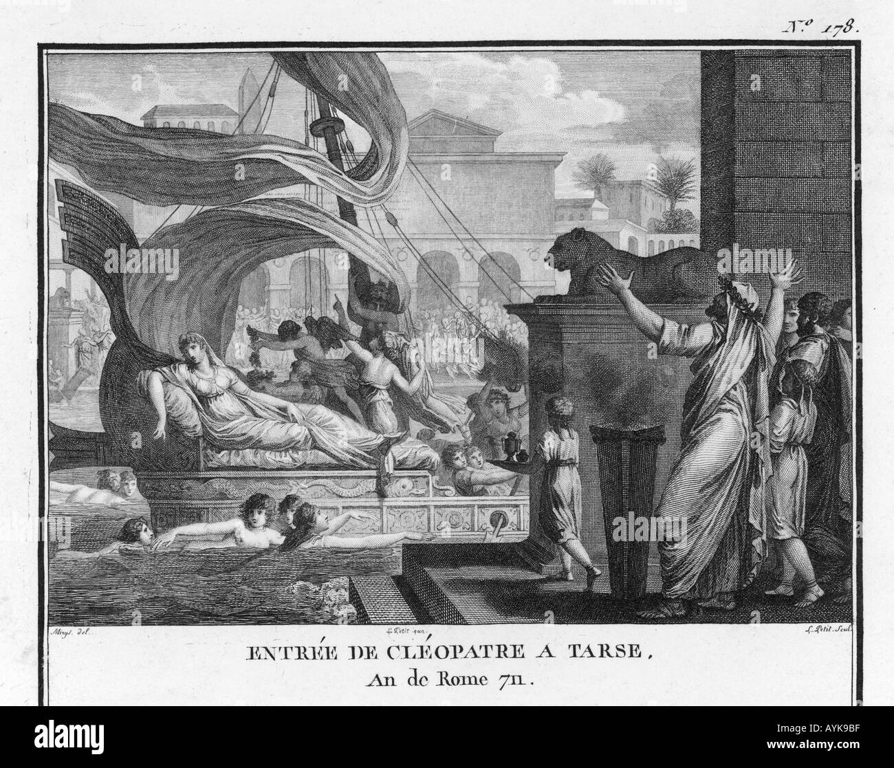 Cleopatra on barge hi-res stock photography and images - Alamy