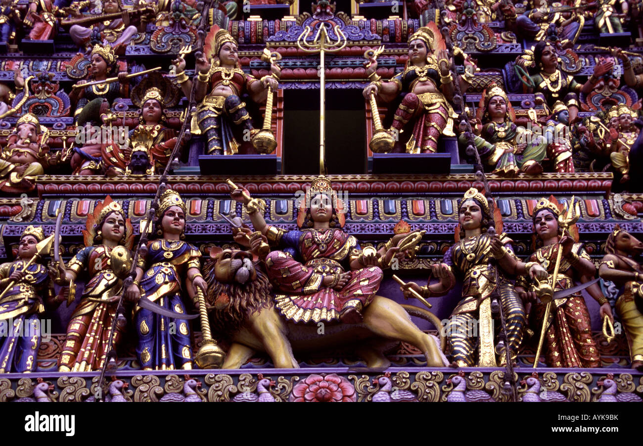 Hindu Temple Singapore Stock Photo - Alamy