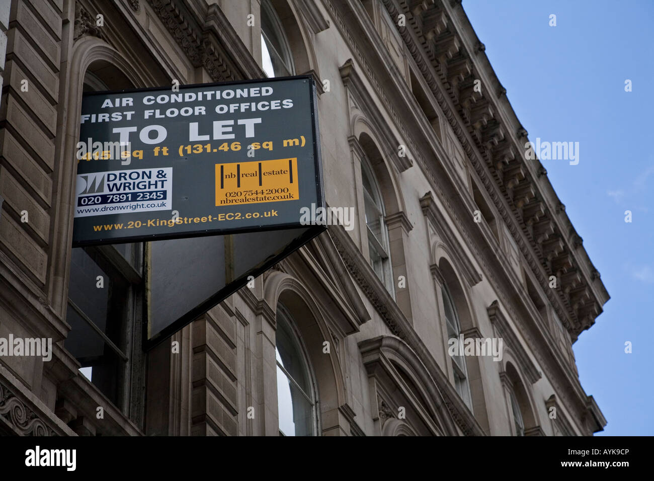Office space rental sign hi-res stock photography and images - Alamy