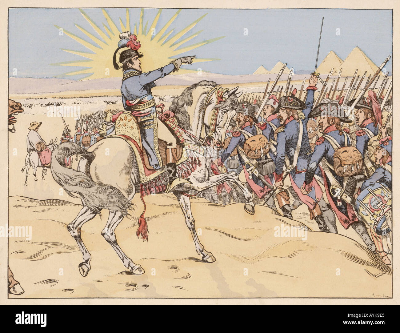 Napoleon In Egypt Stock Photo - Alamy