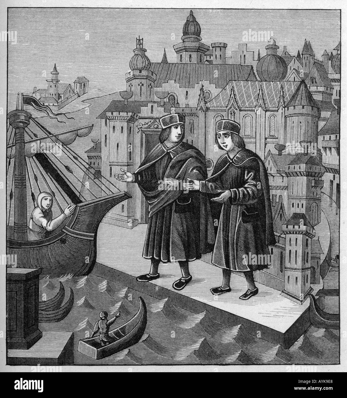 Venetian trade Black and White Stock Photos & Images - Alamy