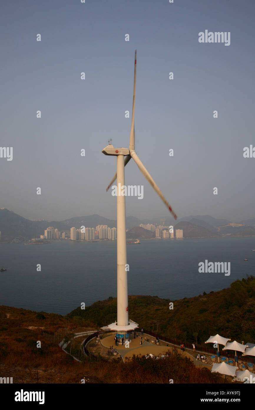 The Lamma winds wind turbine Lamma Island Hong Kong Stock Photo - Alamy