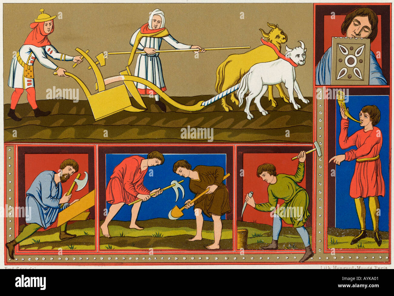 11th century farming hi-res stock photography and images - Alamy