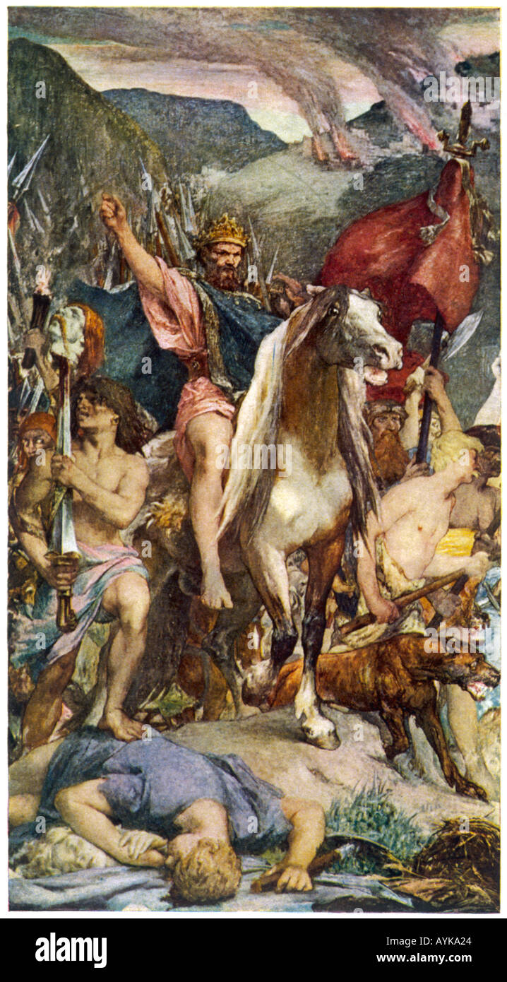 Huns hi-res stock photography and images - Alamy