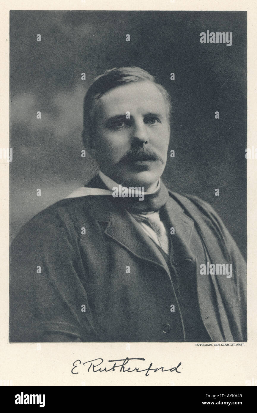 Ernest rutherford hi-res stock photography and images - Alamy