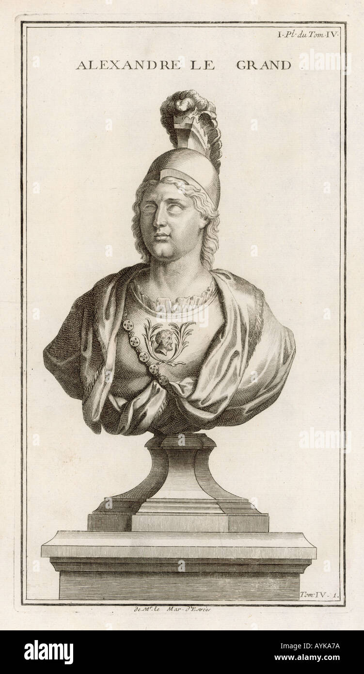 Alexander the great bust hi-res stock photography and images - Alamy