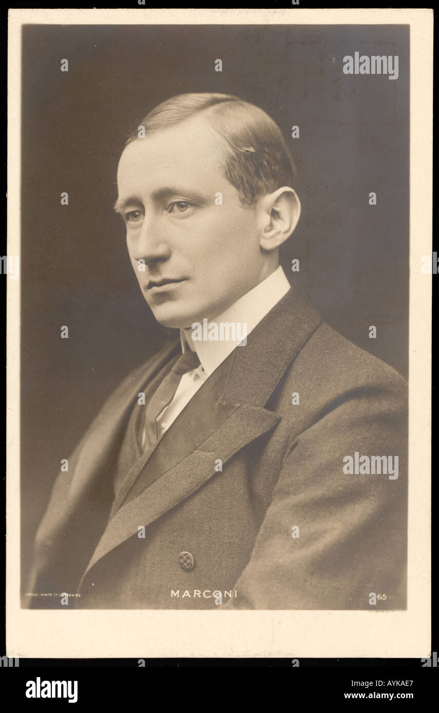 Guglielmo marconi italian inventor hi-res stock photography and images ...