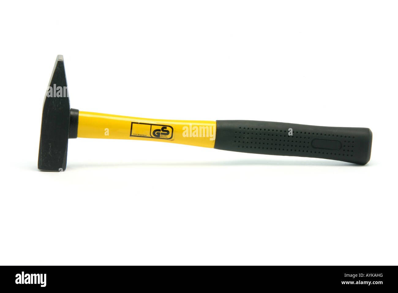 yellow hammer isolated on white background construction industry tools ...