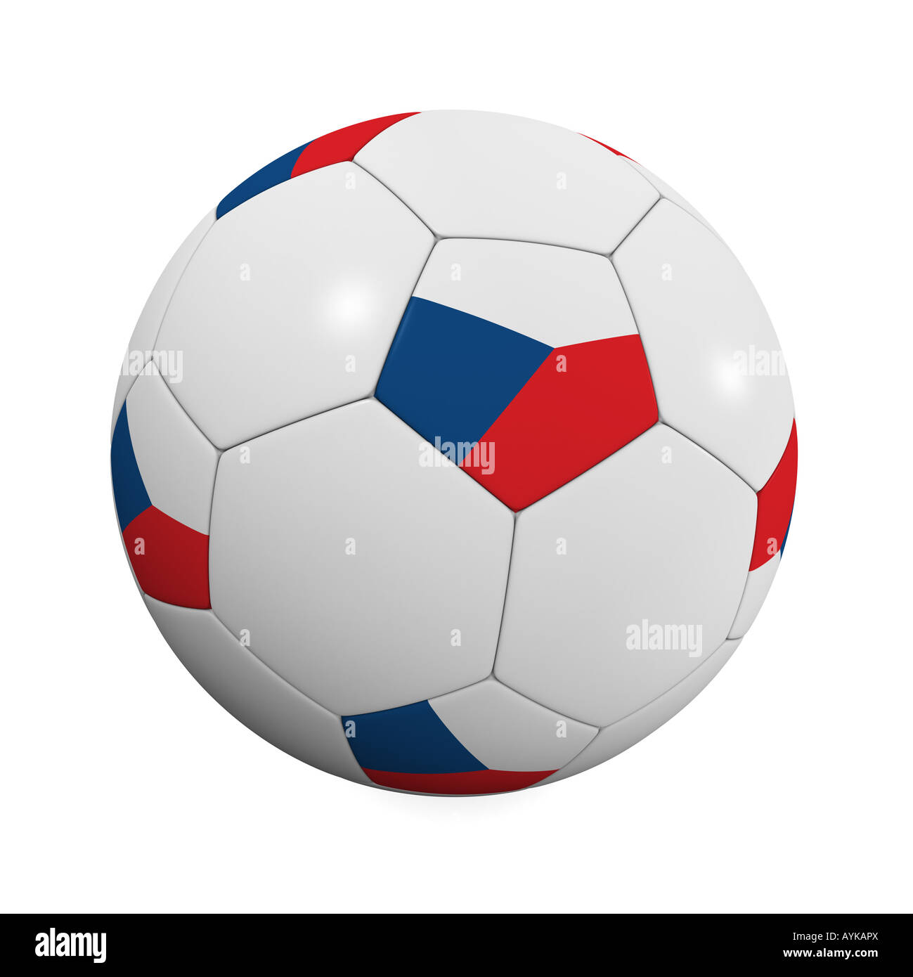 Czech Soccer Ball Stock Photo - Alamy