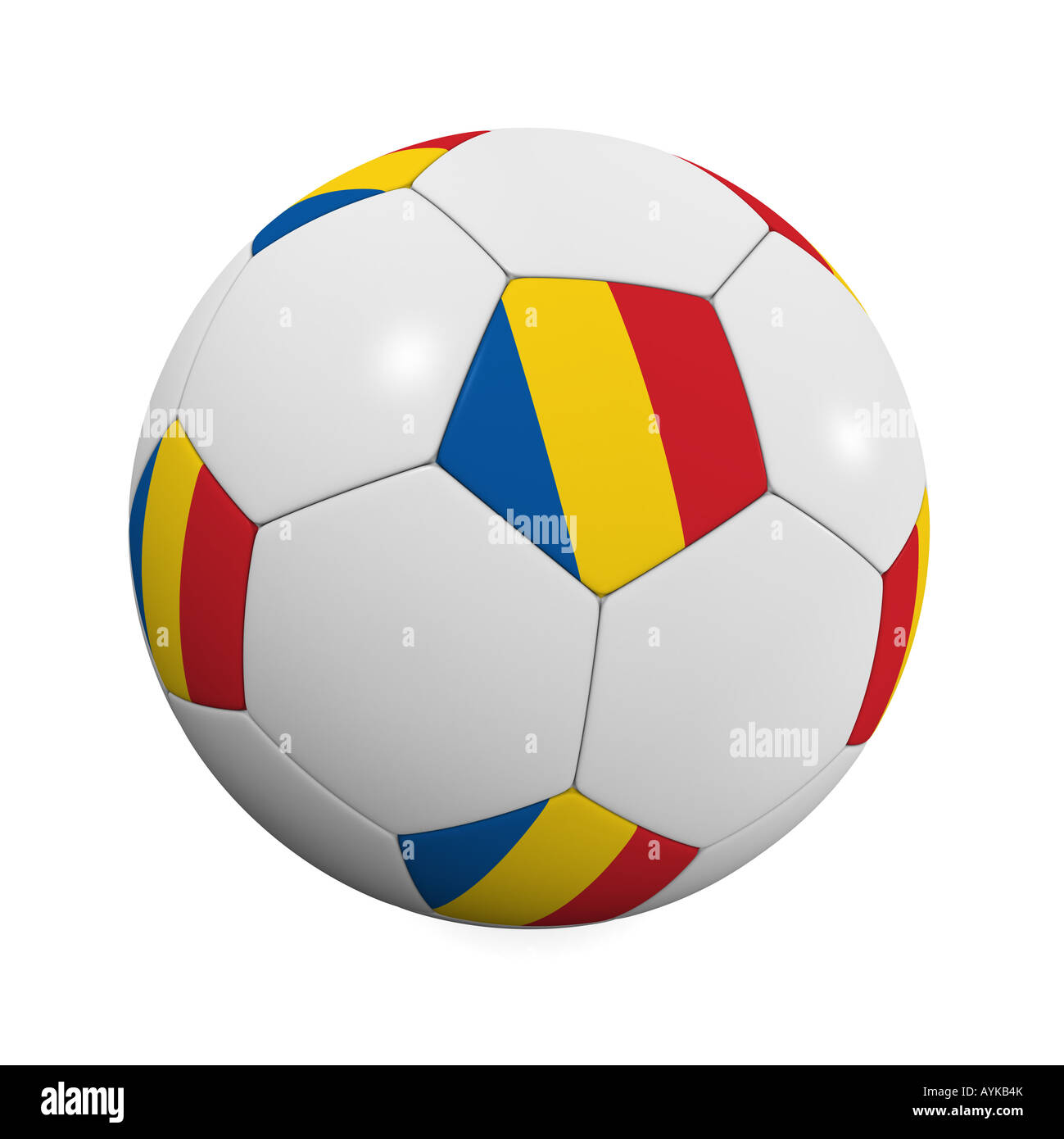 Romanian Soccer Ball Stock Photo - Alamy