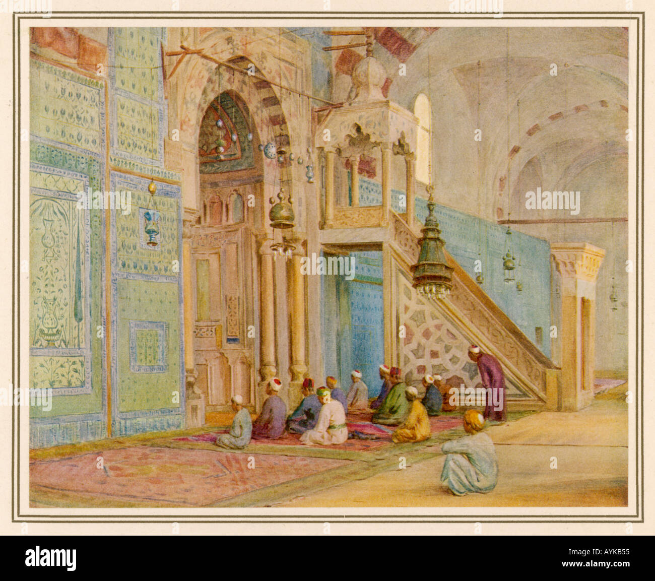 Blue Mosque Cairo Stock Photo - Alamy