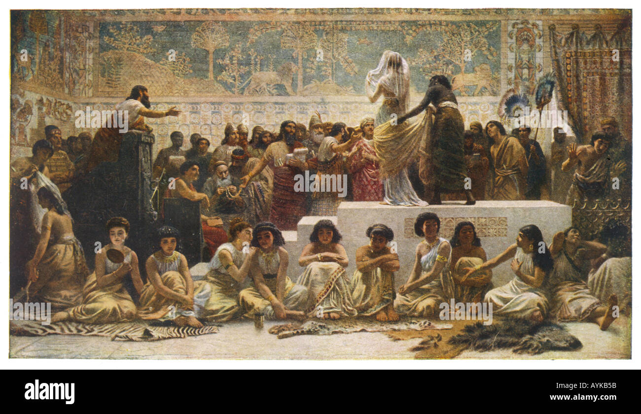 The babylonian marriage market hi-res stock photography and images - Alamy