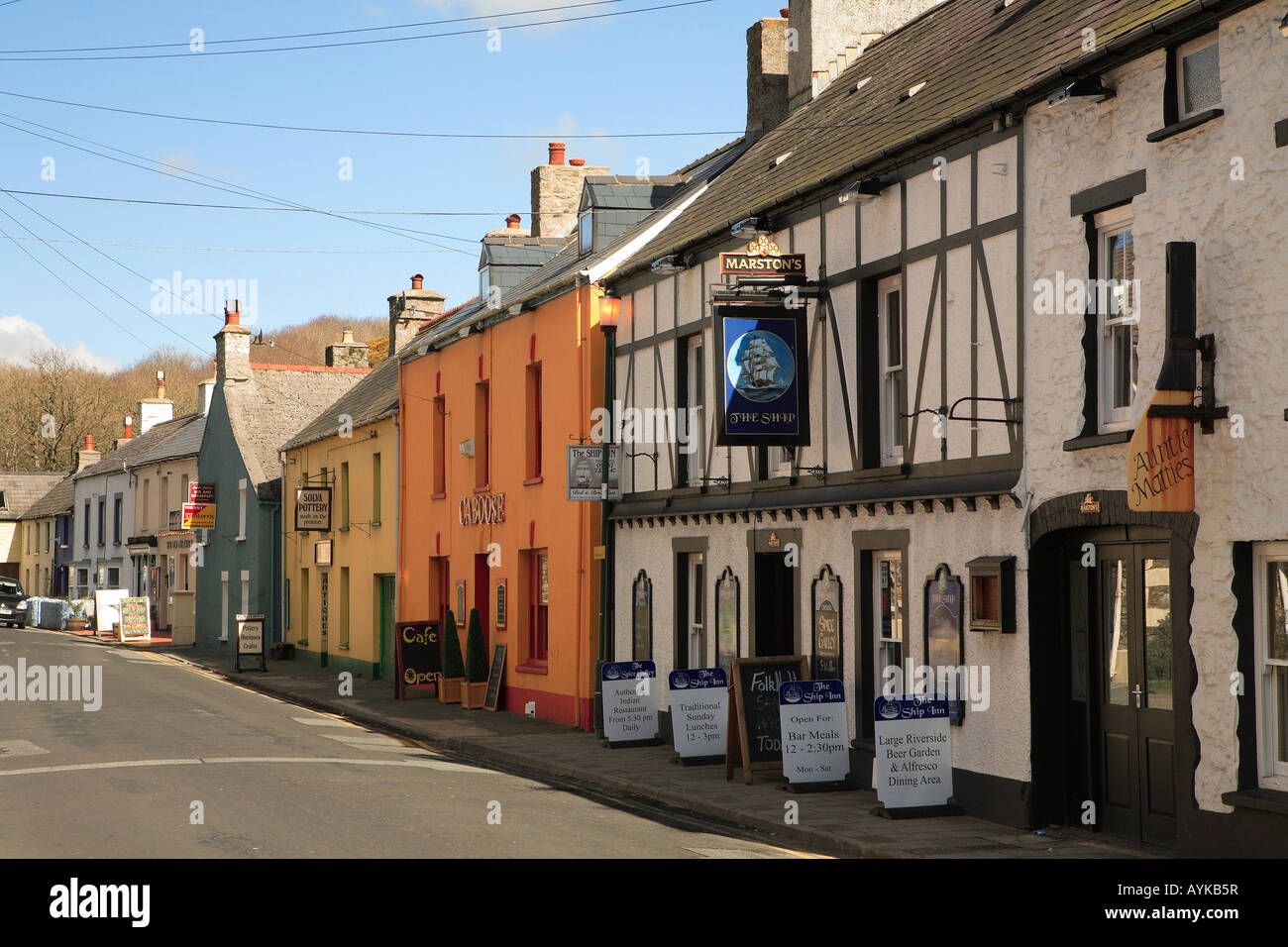 Solva, Pembrokeshire, Wales Stock Photo - Alamy