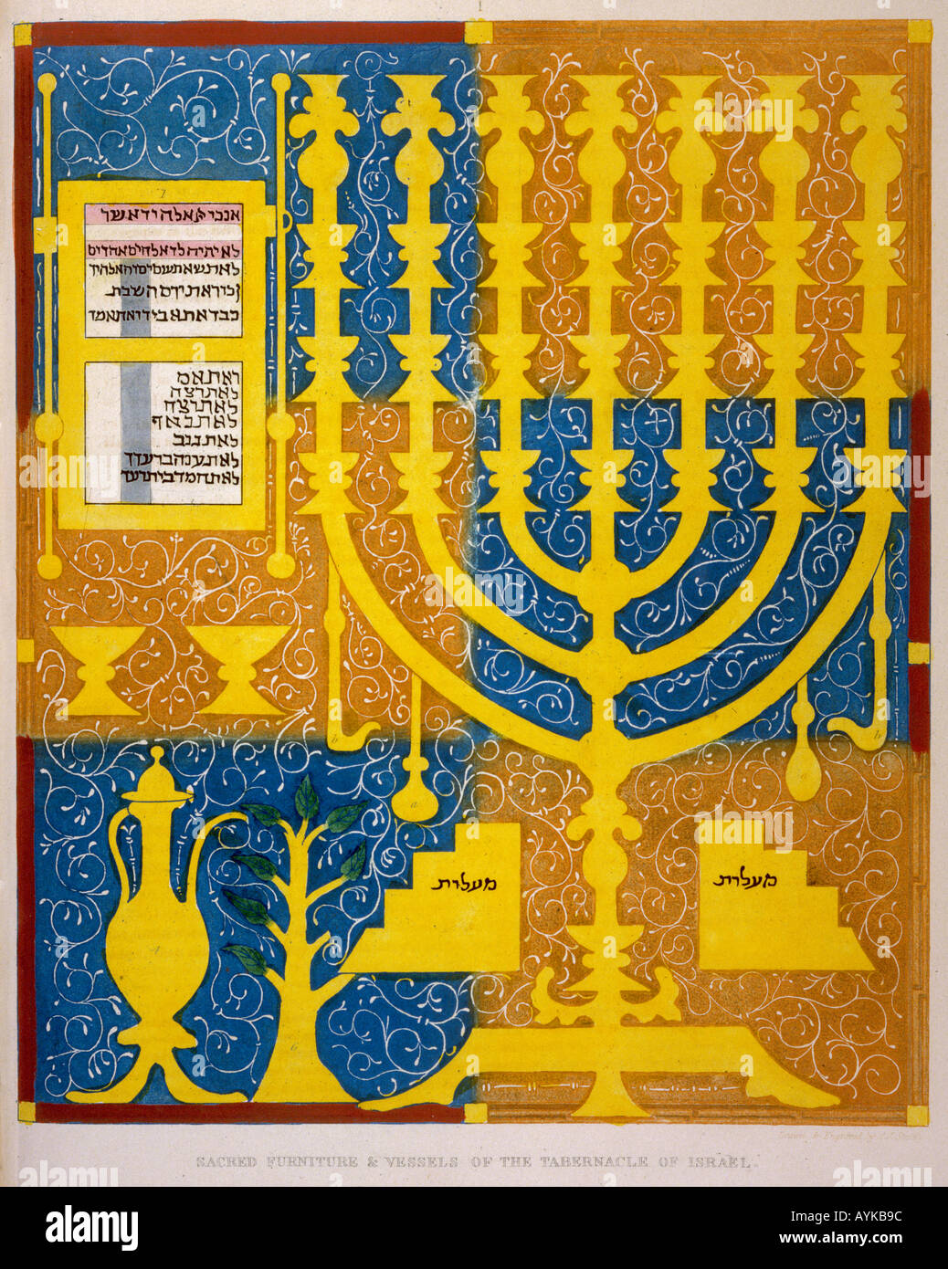 The seven branched candlestick hi-res stock photography and images - Alamy