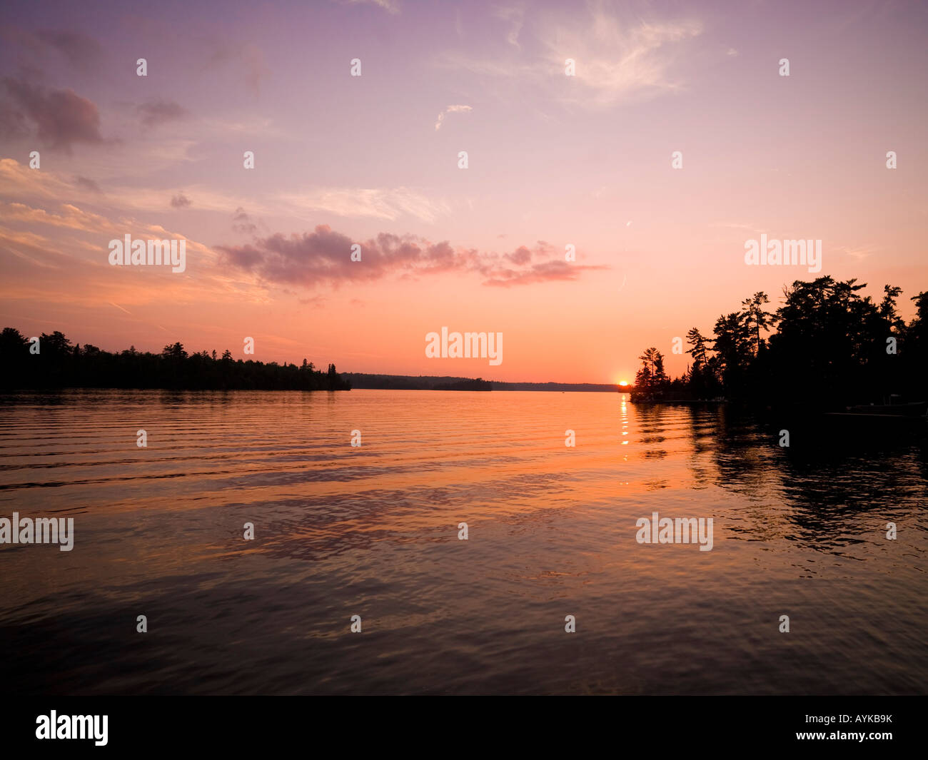 Canada sunset hi-res stock photography and images - Alamy