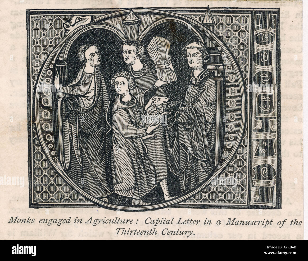 French monks hi-res stock photography and images - Alamy