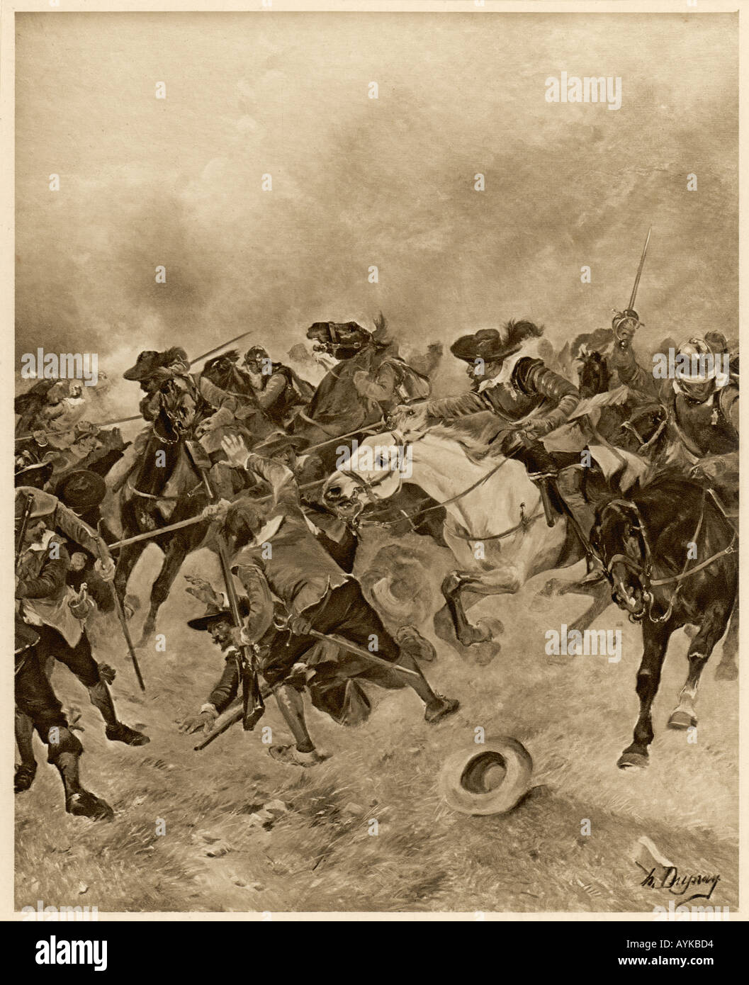Battle Of Marston Moor Stock Photo - Alamy