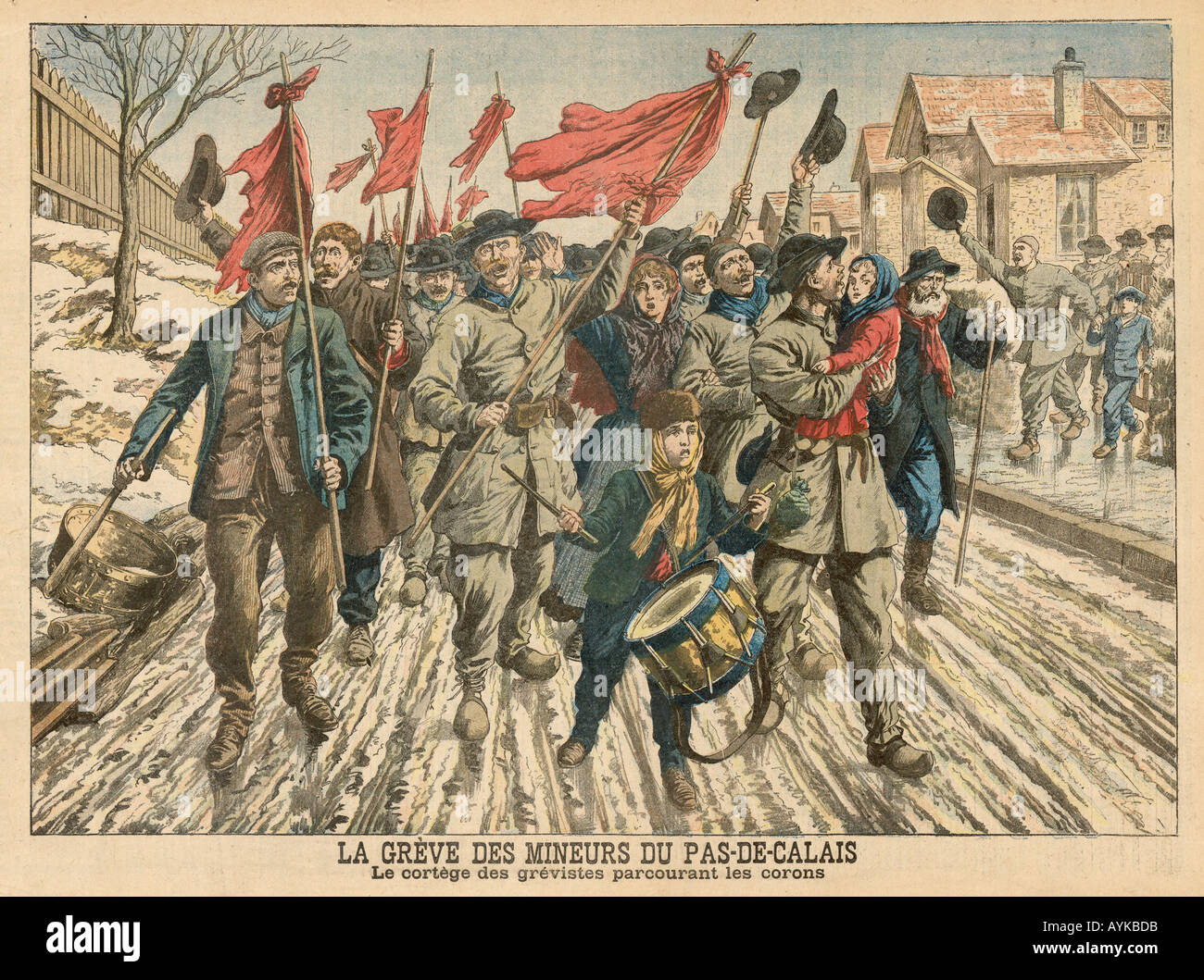 Demo By French Workers Stock Photo - Alamy