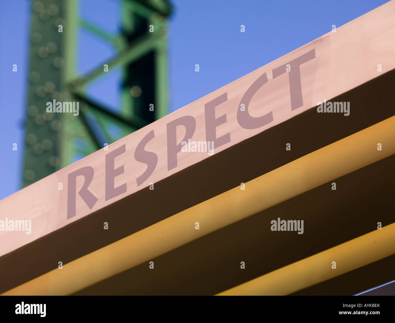 Sign of respect Stock Photo - Alamy
