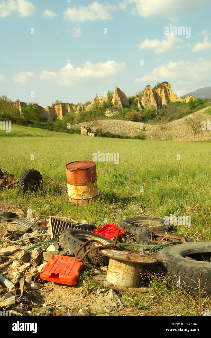 Travel Le Balze Arezzo Tuscany Italy upright vertical portrait Stock ...