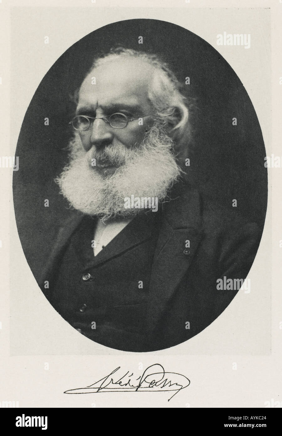 Frederic Passy Nobel 01 Stock Photo - Alamy