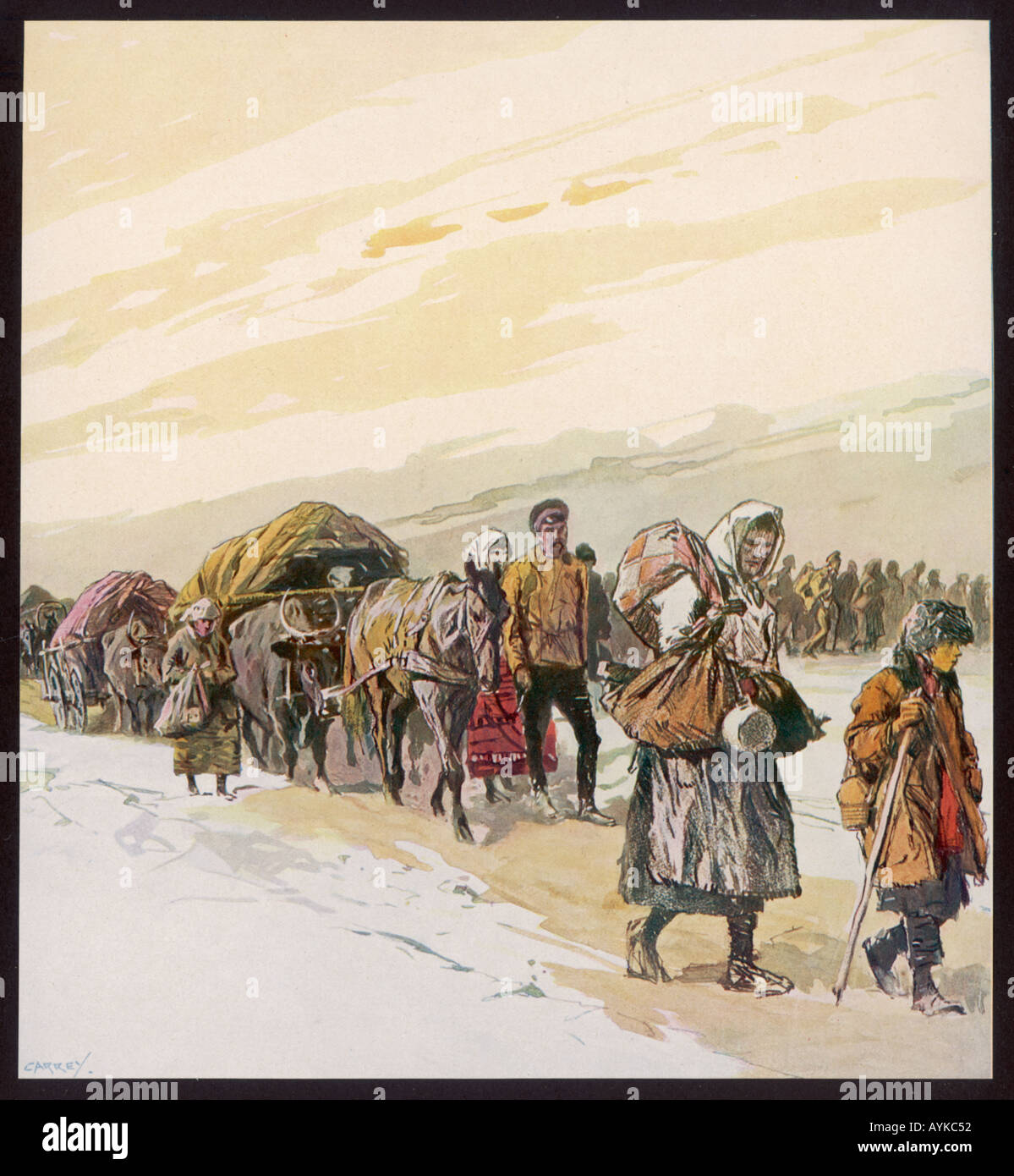 Russia 1921 Starvation Stock Photo - Alamy