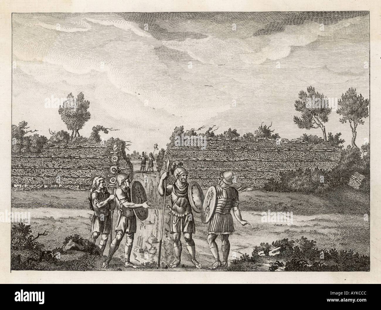 Silchester roman walls hi-res stock photography and images - Alamy