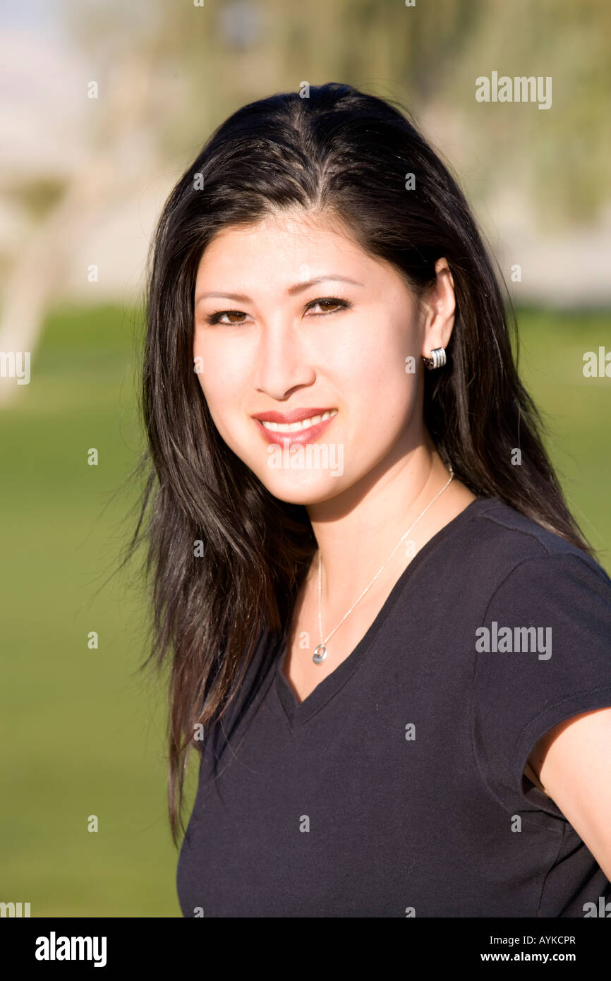 Young Asian Female Stock Photo - Alamy