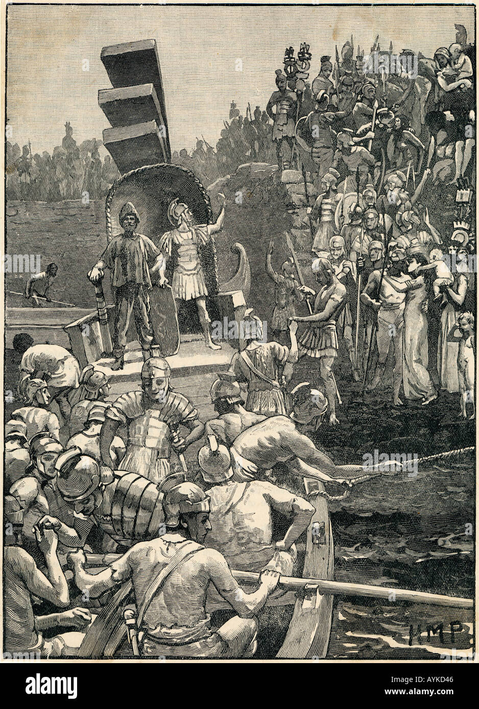 Romans leave britain hi-res stock photography and images - Alamy