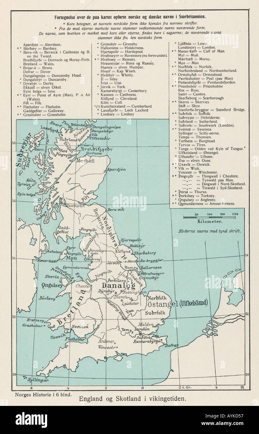 Norwegian Vikings Map