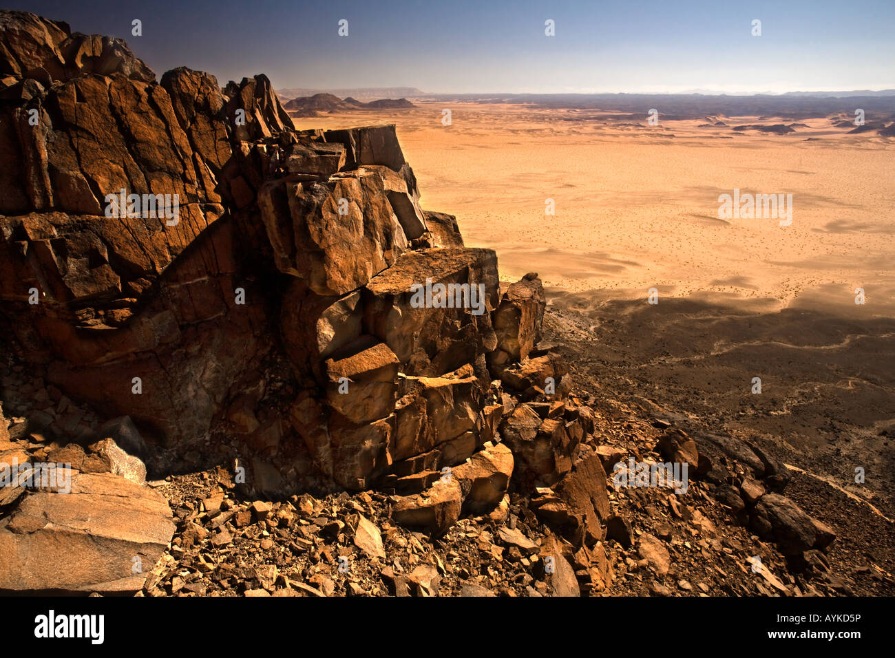 barren landscape of the Sinai Desert Egypt Stock Photo - Alamy