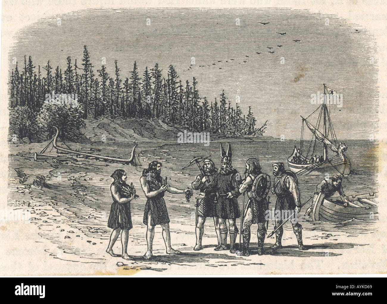 Viking Explorers 1007 Stock Photo - Alamy