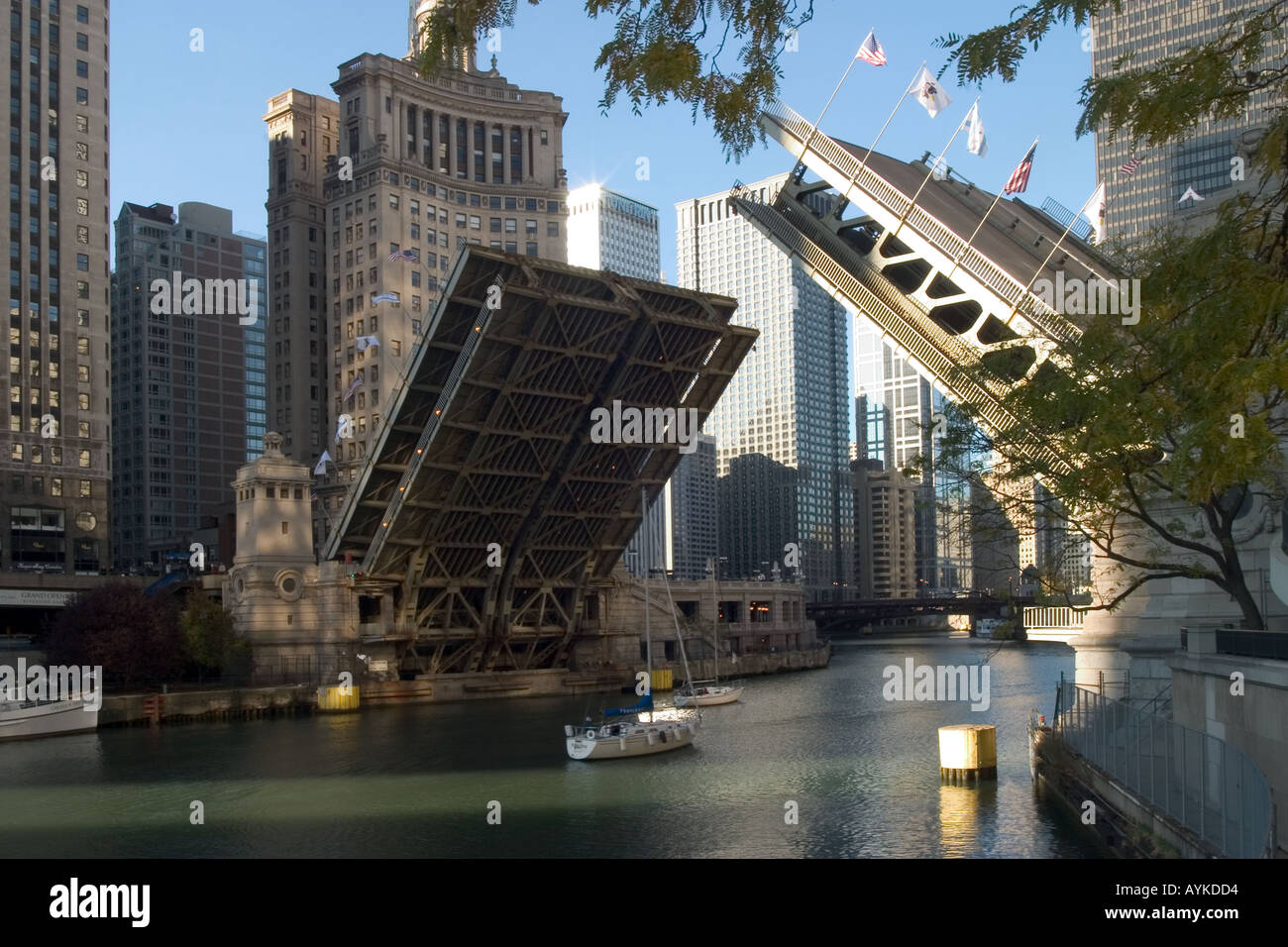 Michigan Avenue Bridge Stock Photo - Alamy