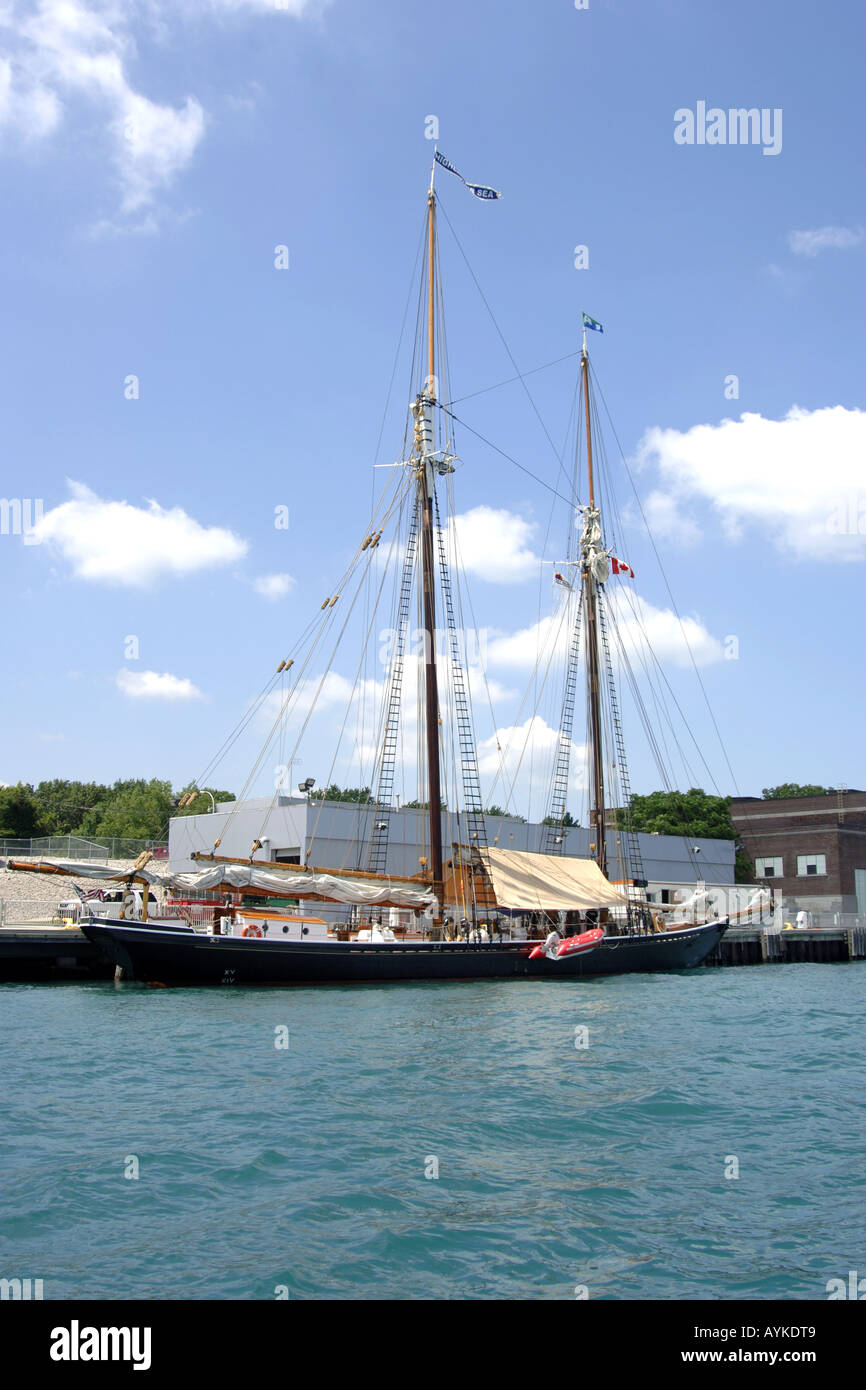 The tall masts of a sailing ship from the bygone days Stock Photo - Alamy