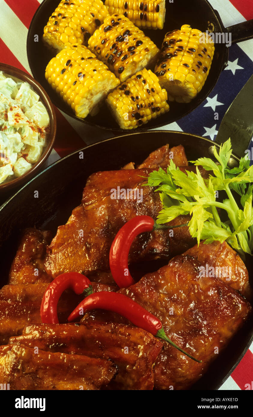 Soul food usa ribs hi-res stock photography and images - Alamy