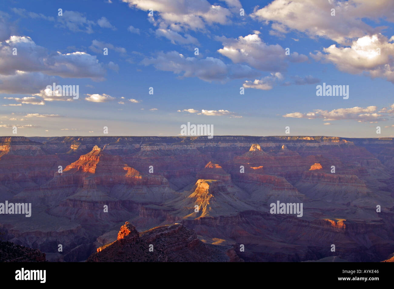 The Grand Canyon views from the Bright Angel Trail Stock Photo - Alamy