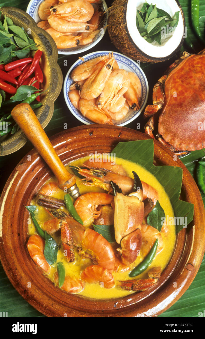 Devilled seafood curry Sri Lanka Stock Photo - Alamy