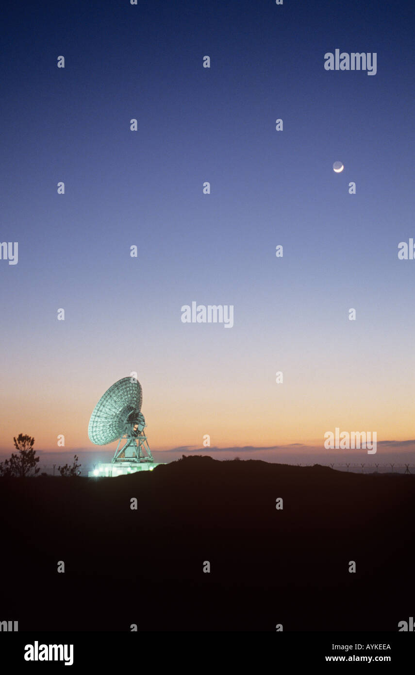 satellite dish at Goonhilly Downs earth station UK Stock Photo - Alamy