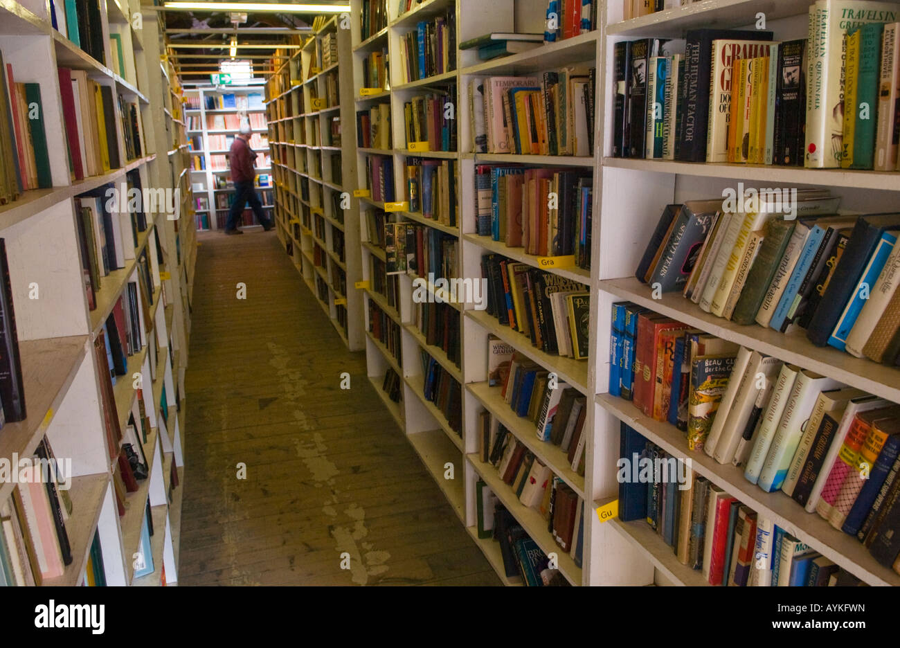 Hay on wye bookshop interior hi-res stock photography and images - Alamy