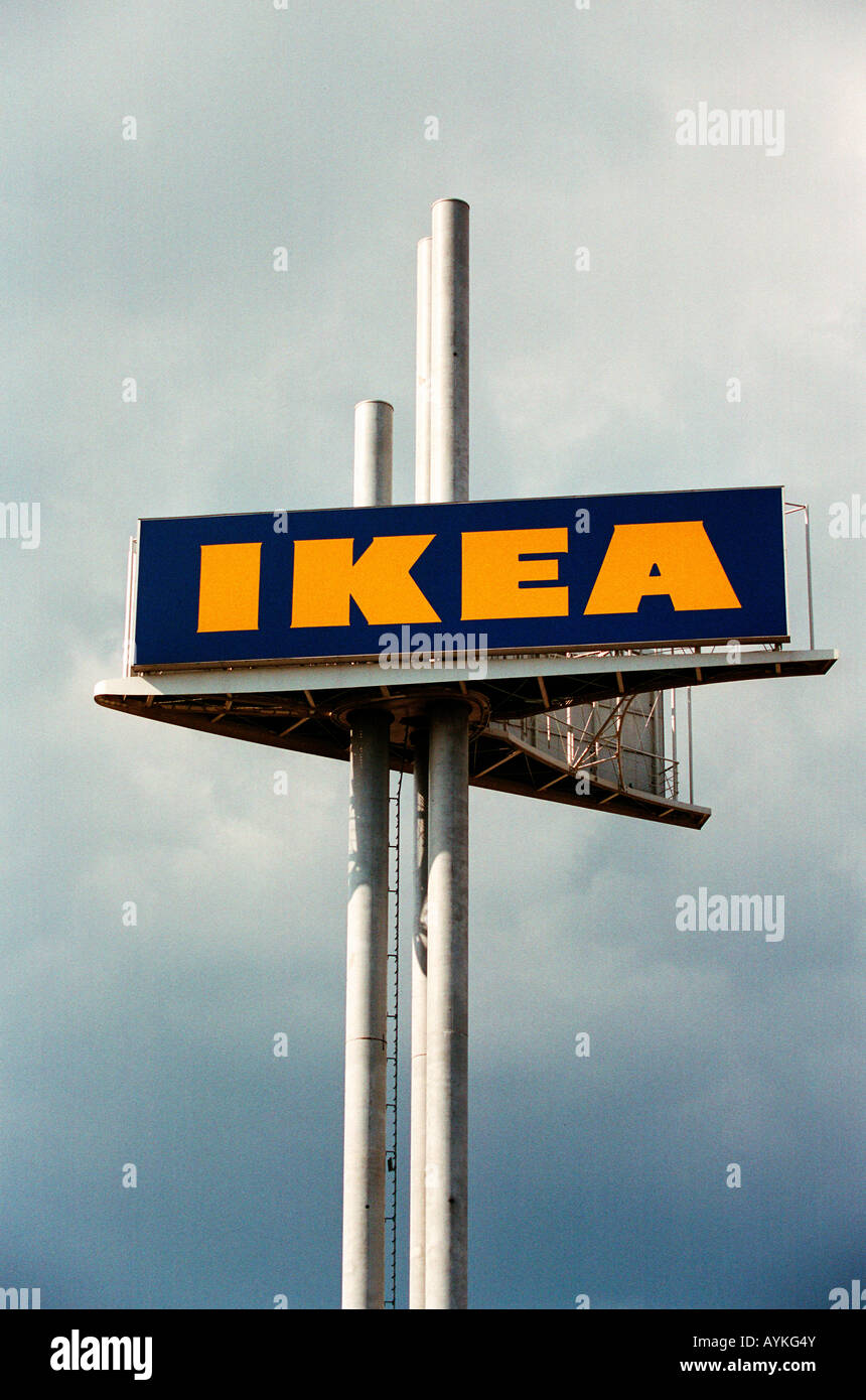 Yellow ikea logo hi-res stock photography and images - Alamy