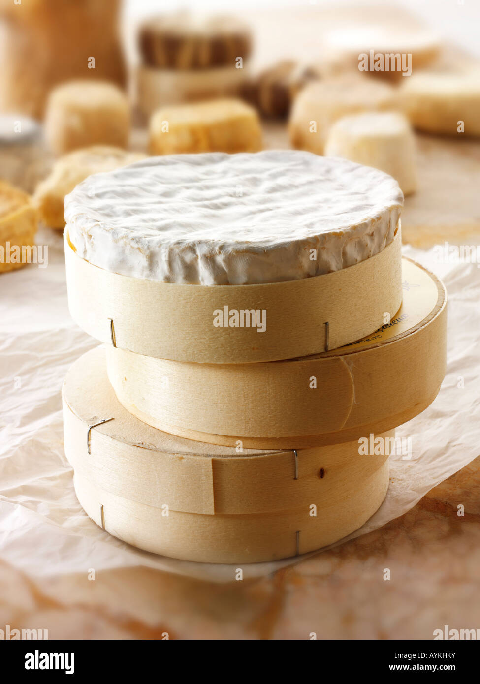 French Regional cheeses - Camembert Stock Photo - Alamy