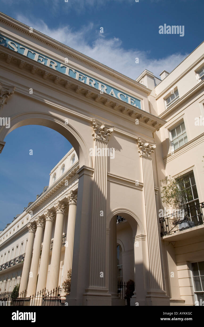 Regency architecture designed by john nash hi-res stock photography and ...