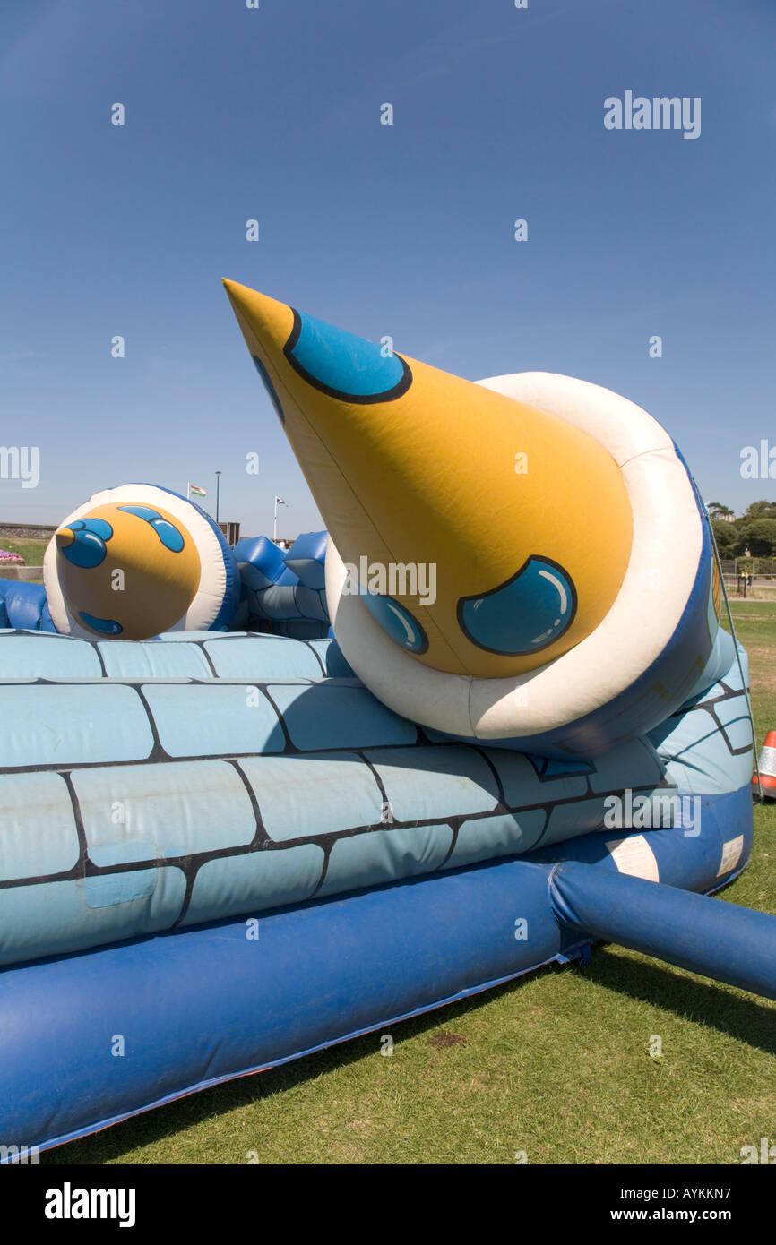 Deflated bouncy castle hi-res stock photography and images - Alamy